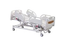 China Geriatric Hi Low Adjustable Hospital Bed Detachable With Aluminum Side Rails for sale