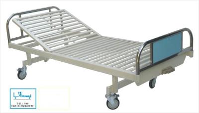 China Bariatric Hospital Medical Adjustable Bed Powdercoated Steel With Food Board OEM for sale