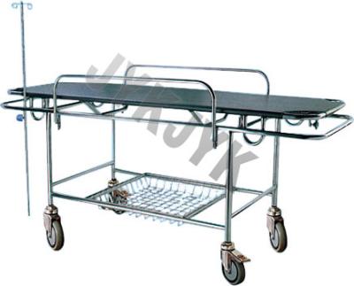China ODM Hospital Stainless Steel Patient Transfer Trolley Stretcher With Four Castors for sale