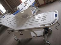 China Integrated Adjustable Hospital Patient Trolley Stretcher With Backrest for sale