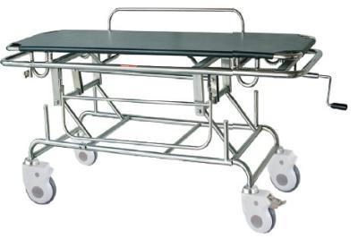 China Stainless Steel Hydraulic Patient Shifting Trolley Stretcher PU Leather Customized for sale