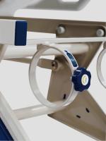 China OEM Medicak Transfer Patient Trolley Stretcher Trolley Aluminum PP plastic for sale