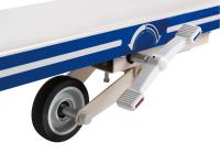 China OEM Medicak Transfer Patient Trolley Stretcher Trolley Aluminum PP plastic for sale