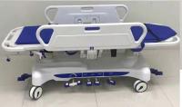 China Hydraulic Rise And Fall Hospital Shifting Patient Recovery Trolley Stretcher Cart for sale