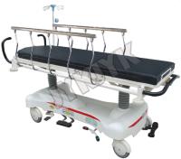 China Hydraulic Emergency Patient Structure Trolley Stretcher Cart With X-Ray Transparent 250kg for sale