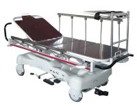 China Hydraulic Emergency Patient Structure Trolley Stretcher Cart With X-Ray Transparent 250kg for sale