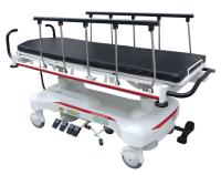 China Hydraulic Emergency Patient Structure Trolley Stretcher Cart With X-Ray Transparent 250kg for sale