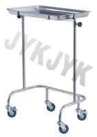 China Stainless Steel Mayo Stand ICU Emergency Trolley Crash Medicine Treatment Cart for sale