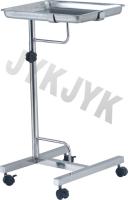 China Stainless Steel Mayo Stand ICU Emergency Trolley Crash Medicine Treatment Cart for sale