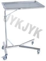 China Stainless Steel Mayo Stand ICU Emergency Trolley Crash Medicine Treatment Cart for sale