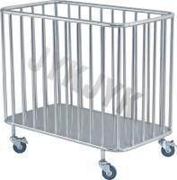 China Dressing Medical Instrument Trolley Medication Carts For Hospitals Dirty Clothes Linen for sale