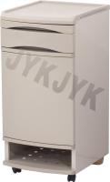 China ABS Plastic Hospital Medical Bedside Cabinet Furniture With Dining Board ODM for sale