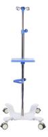 China ODM Hospital Furniture Accessories Medical ICU IV pole Stand For Infusion Syringe Pump for sale