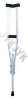 China Aluminum Hospital Walking Stick Elbow Crutch Canes For Patients 135-155cm for sale