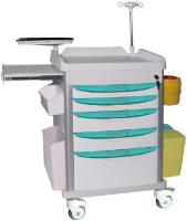 China ODM Aluminum Nursing Trolley Crash Medical Emergency Cart for sale