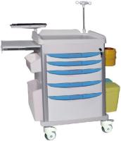 China ODM Aluminum Nursing Trolley Crash Medical Emergency Cart for sale