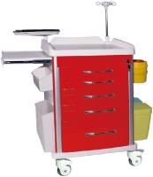 China ODM Aluminum Nursing Trolley Crash Medical Emergency Cart for sale