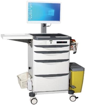 China ODM Emergency Crash Medical Trolley Cart ABS Hospital Instrument for sale