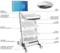 China Oem Stainless Steel ABS Nusring Medical Trolley Cart Instrument For Anaesthetic for sale