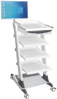 China Oem Stainless Steel ABS Nusring Medical Trolley Cart Instrument For Anaesthetic for sale