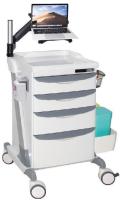 China Oem Stainless Steel ABS Nusring Medical Trolley Cart Instrument For Anaesthetic for sale