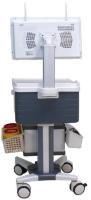 China Wirless Medical Workstation Trolley ABS Treatment Hospital Crash Carts for Nusring for sale