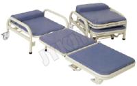 China Powercoated Steel Medical Equipment Chairs Sleeping Attendant Chair Hospital Furniture for sale