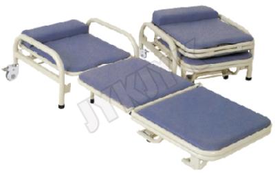 China Powercoated Steel Medical Equipment Chairs Sleeping Attendant Chair Hospital Furniture for sale