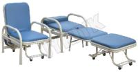 China Powercoated Steel Medical Equipment Chairs Sleeping Attendant Chair Hospital Furniture for sale