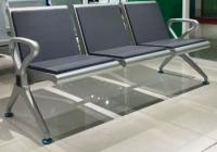 China Ergonomic Hospital Waiting Chair 3 Seater Heavy Duty Powder Coated Steel for sale