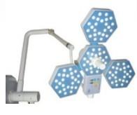China ceiling mounted medical LED Operation Light  5+4  petal type operating LED shadowless light  hospital LED operation lamp medical LED shadowless light for operation room surgical LED operation light for sale