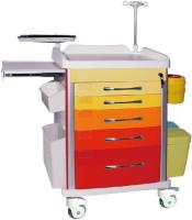 China Aluminum frame emergency cart  Nursing Trolley Crash Medical Cart for sale
