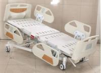 China Electric Intensive Care   Hospital Bed with control panel on side rail for sale