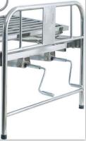 China S.S. Adjustable Hospital Bed Medical Cot Furniture with two cranks for sale