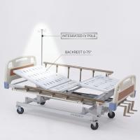 China Electric ICU Adjustable Hospital Bed With Vital Signs Monitoring Integration Bluetooth Connectivity Nursing Station Alert for sale