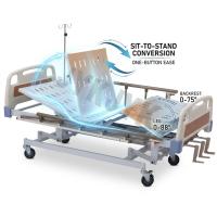 China Electric Sit To Stand Adjustable Hospital Bed Chair Position Convertible With Built In Commode Pan For Rehabilitation Patient for sale