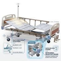 China Modular Detachable Adjustable Hospital Bed Easy Assembly Tool Free Design Four Section Bed Base Quick Ship Container Load for sale