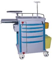 China Medical trolley cart ABS emergency trolley Hospital Emergency cart Emergency Crash Cart Medical Trolley for sale