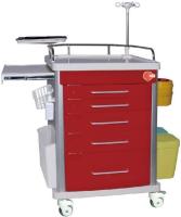 China Medical trolley cart ABS emergency trolley Hospital Emergency cart Emergency Crash Cart Medical Trolley for sale