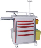 China Medical Trolley Cart Emergency Crash Cart  hospital furniture medical furniture emergency cart for sale