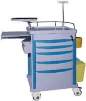 China Medical Trolley Cart  Medical Supply  emergency cart ABS emergency trolley  emergency crash cart for sale