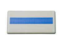 China Hospital aluminum alloy with PVC  Corridor wall Handrail with plain panel Safeguard Wall Bumpers for sale