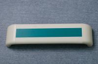 China Hospital aluminum alloy with PVC  Corridor wall Handrail with plain panel Safeguard Wall Bumpers for sale