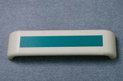 China Hospital aluminum alloy with PVC  Corridor wall Handrail with plain panel Safeguard Wall Bumpers for sale