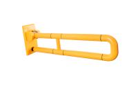 China Hospital toilet  handrail (turn up) with robber base Safeguard Wall Bumpers Resthome toilet handrail(turn up) with robber base for sale