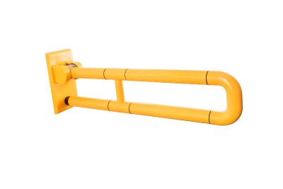 China Hospital toilet  handrail (turn up) with robber base Safeguard Wall Bumpers Resthome toilet handrail(turn up) with robber base for sale