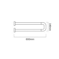 China Hospital toilet  handrail Safeguard Wall Bumpers Resthome toilet handrail for sale