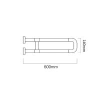 China Hospital toilet  handrail Safeguard Wall Bumpers Resthome toilet handrail for sale