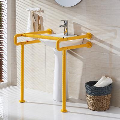 China Hospital wash bassin handrail with stand  Safeguard Wall Bumpers Resthome wash bassin handrail with stand for sale