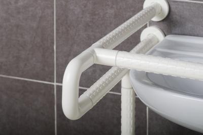 China Hospital wash bassin handrail with stand  Safeguard Wall Bumpers Resthome wash bassin handrail with stand for sale